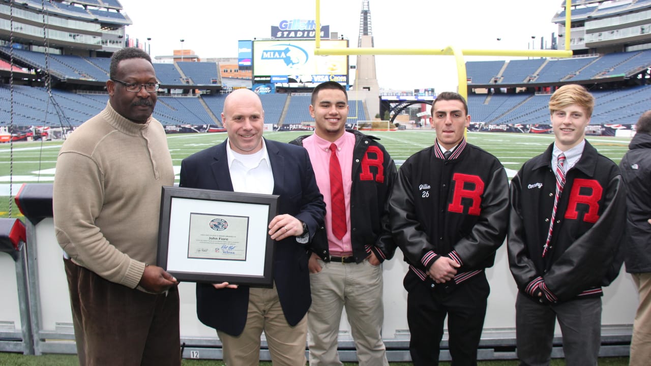 Reading Memorial High Schools John Fiore Named New England Patriots