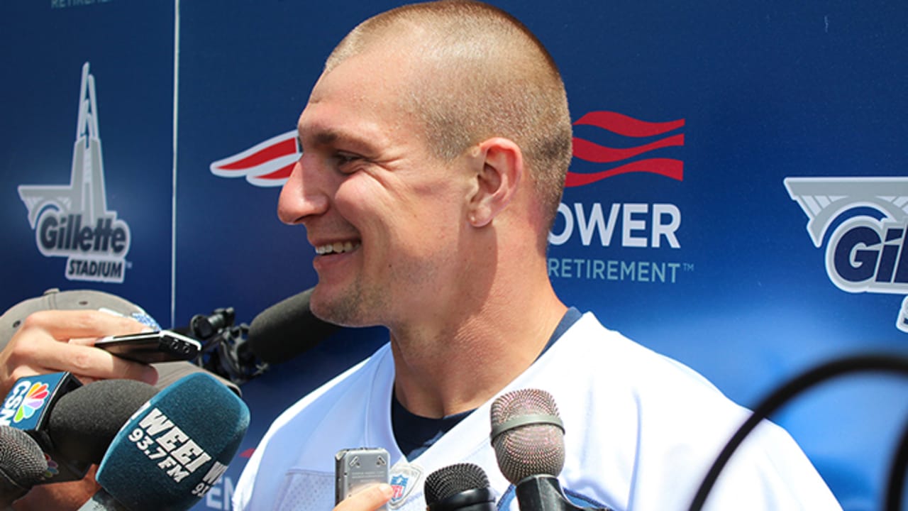Rob Gronkowski Post-Practice Interview Transcript 6/13