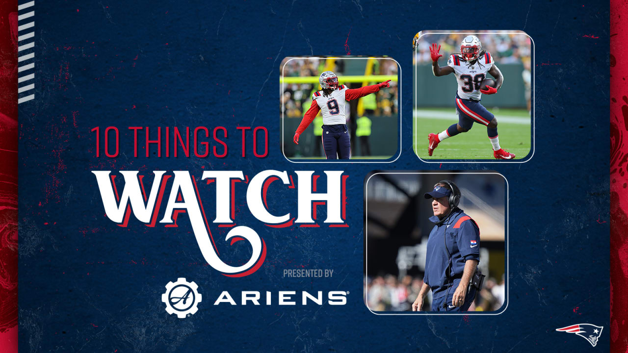 10 to Watch: Pats look to get even in Cleveland