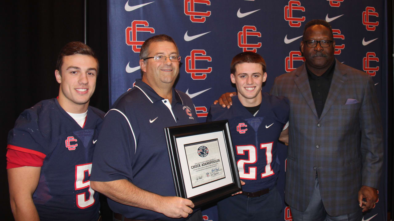 Central Catholic's Chuck Adamopoulos Named Patriots High School Coach ...