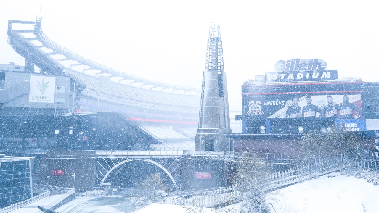Photos: Snow Day at Gillette Stadium