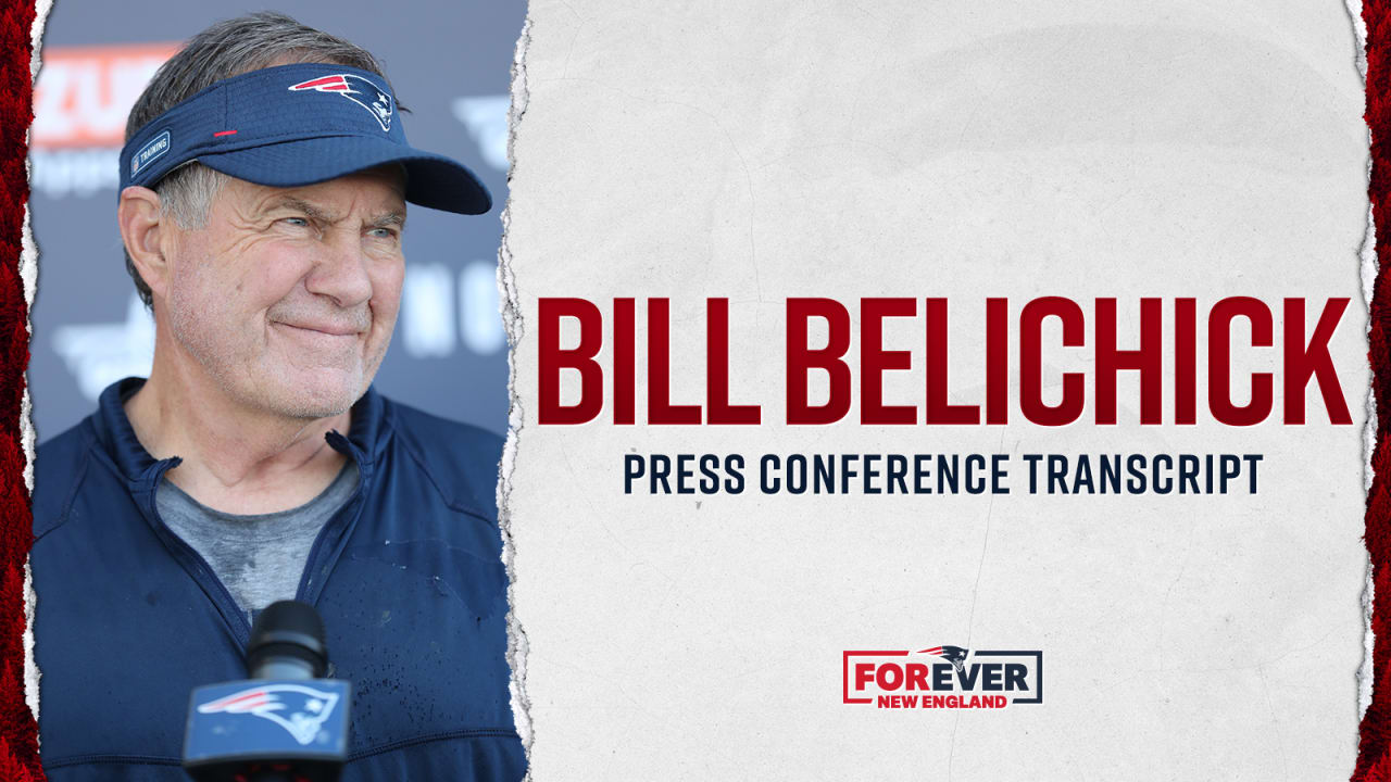 Transcript: Bill Belichick Press Conference 12/14