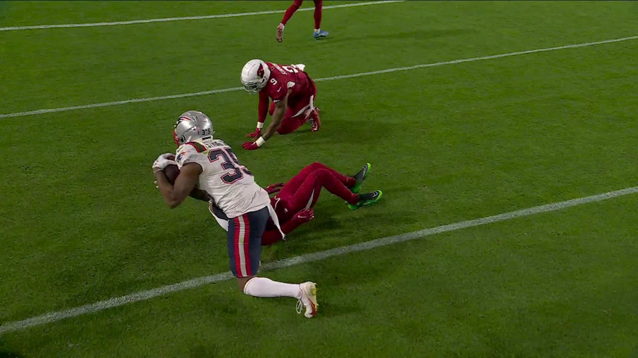 Pierre Strong rushes for a 44-yard Gain vs. Arizona Cardinals