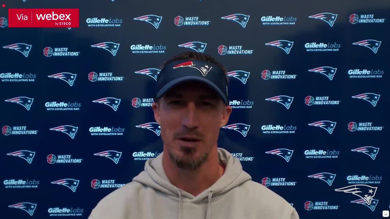 Cam Achord on his coaching points 10/31: "Make sure we're clean"