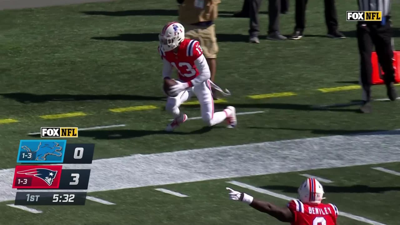 Jack Jones intercepts the Jared Goff pass