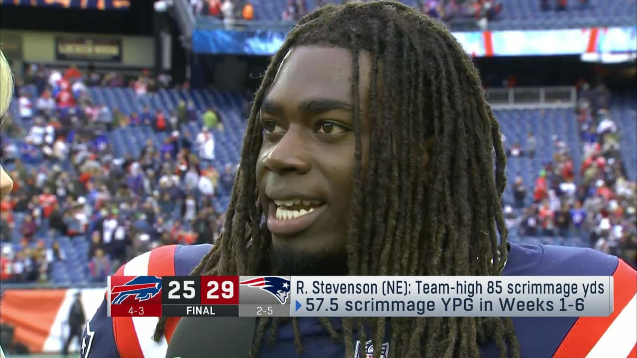 Rhamondre Stevenson details the Patriots' game-winning drive vs. Bills