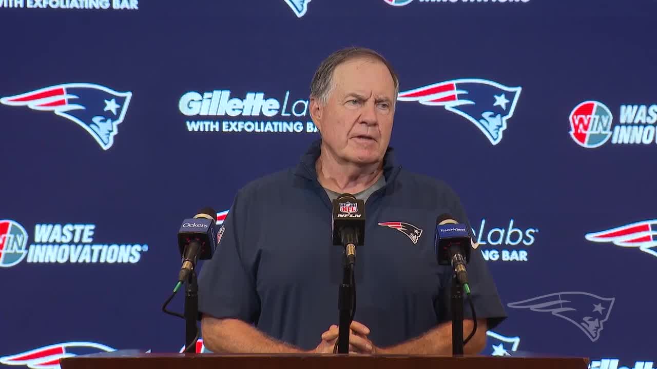 Bill Belichick 8/10: "Just a step in the process"