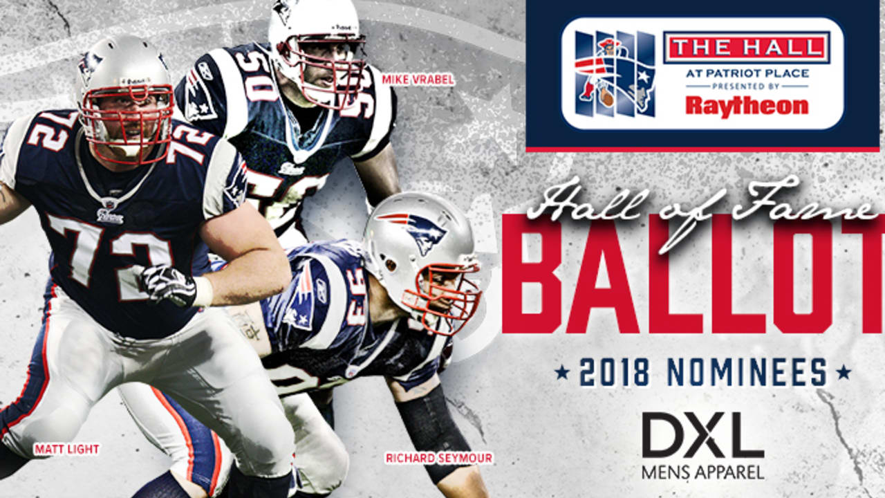 Patriots 2018 Hall of Fame Finalists Announced