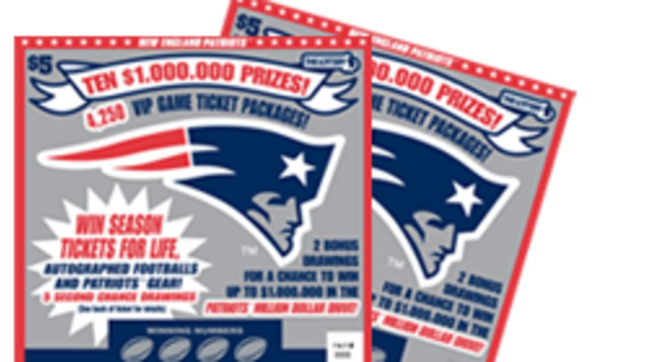 Patriots and Lottery Kick Off New Instant Ticket