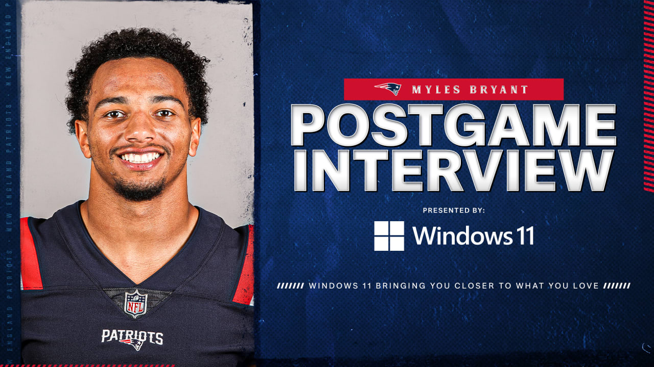 Myles Bryant on Patriots Postgame Show 1/2