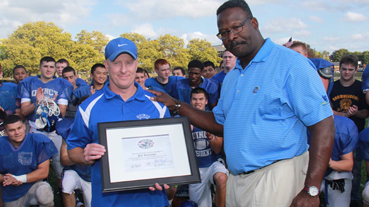 Quincy High School’s Bill Reardon named Patriots High School Coach of ...