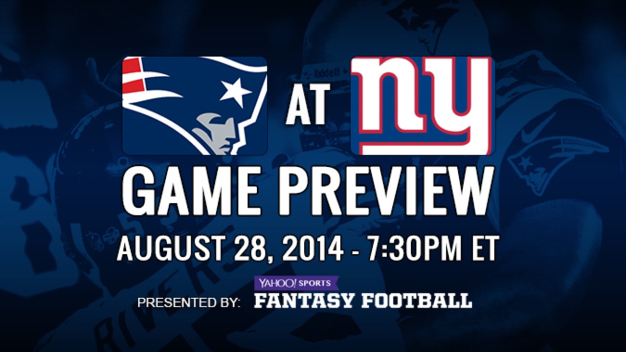 Game Preview: Patriots preseason finale against the Giants