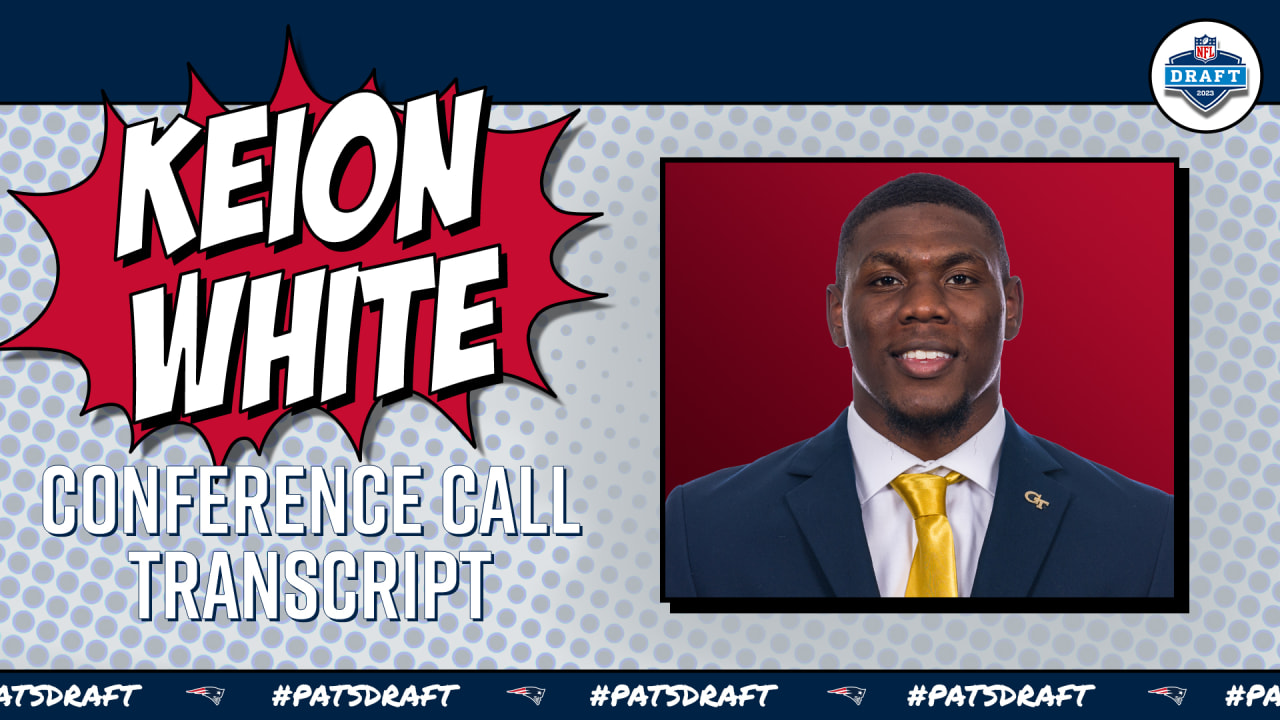 Transcript: Keion White Conference Call 4/28
