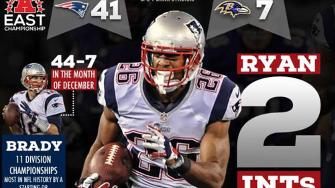 Infographic : Patriots at Ravens inside the numbers