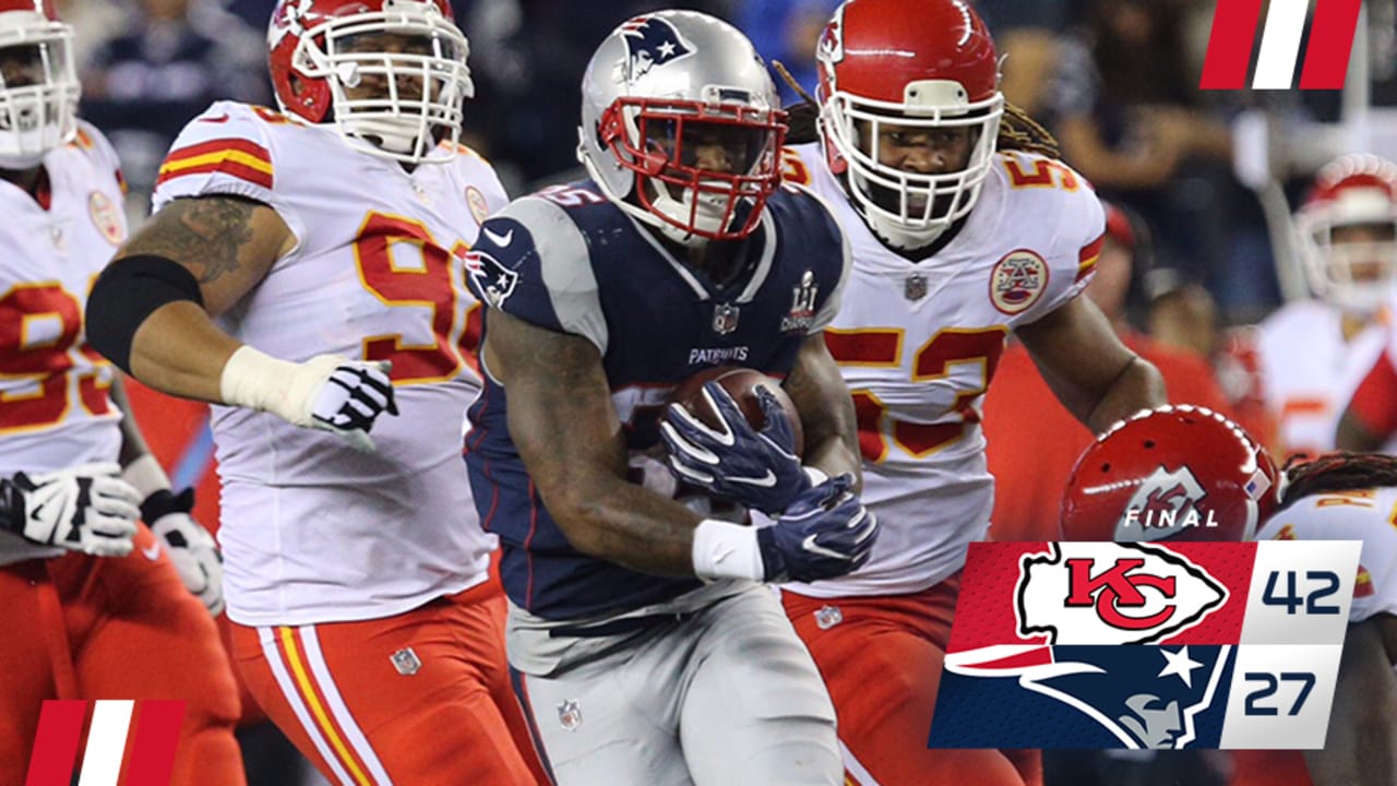 Final inesperado: Chiefs 42 - Patriots 27