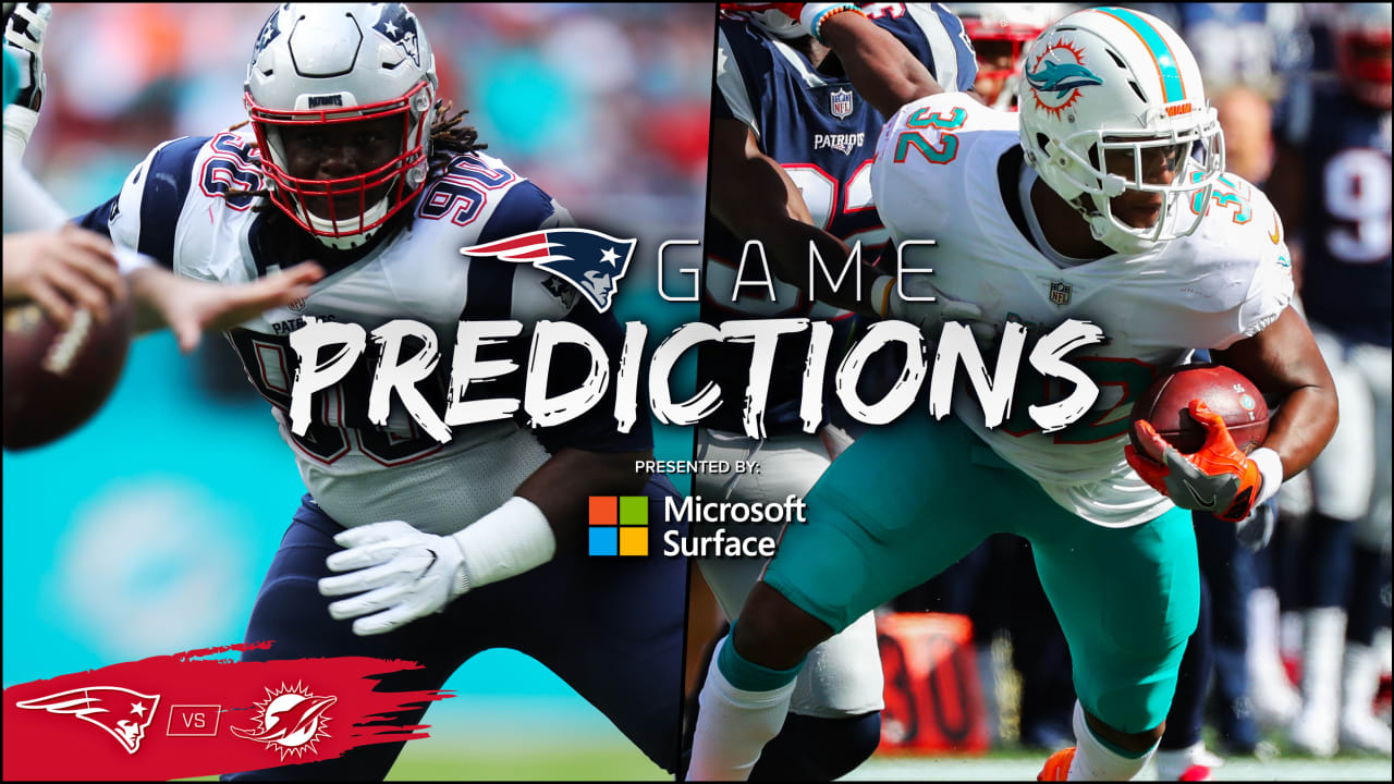 Game Predictions: Expert picks for Patriots at Dolphins