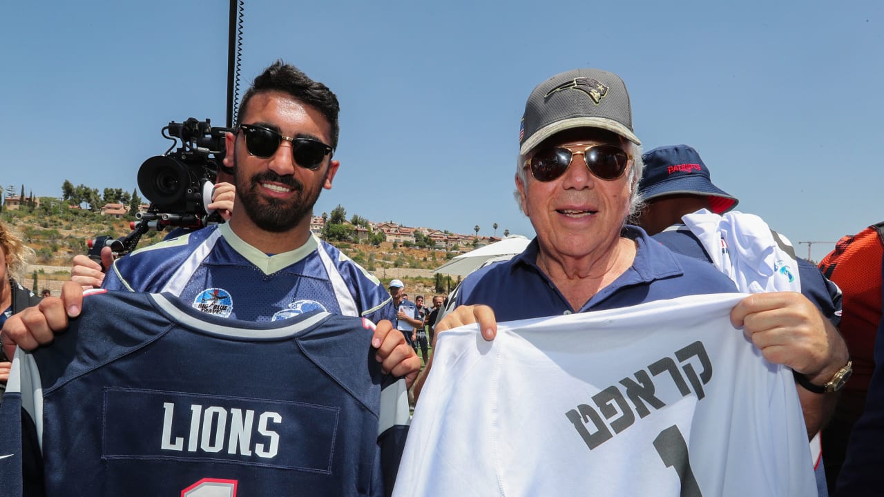 Touchdown in Israel III: Patriots participate in football event at the ...