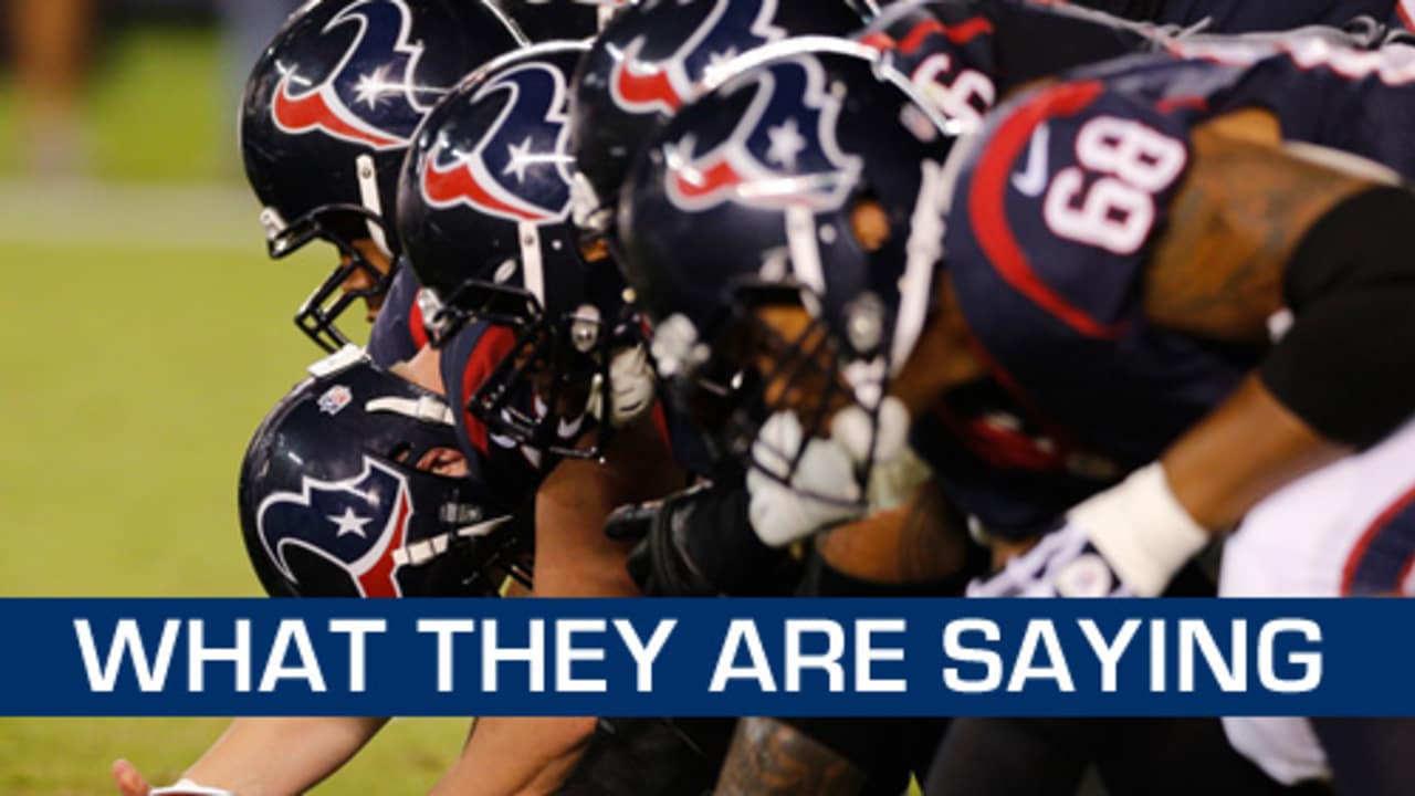 What they're saying: Houston Texans