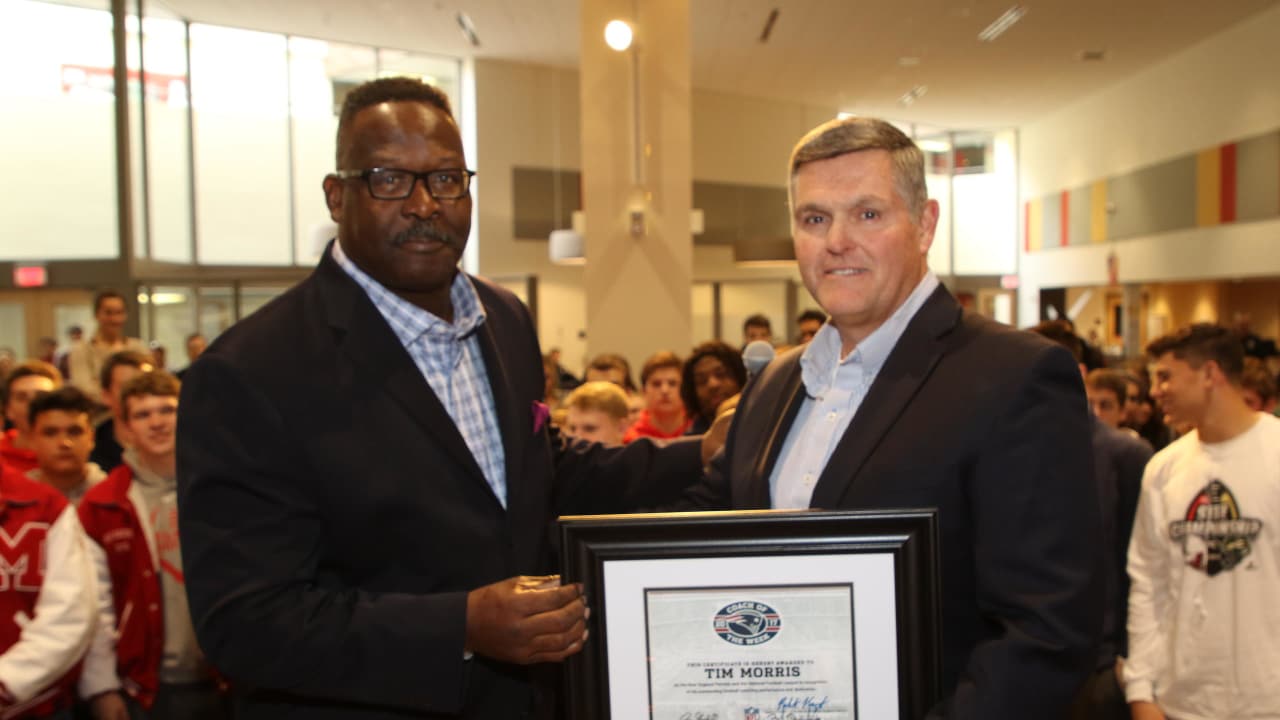 Melrose's Tim Morris named Patriots High School Coach of the Week