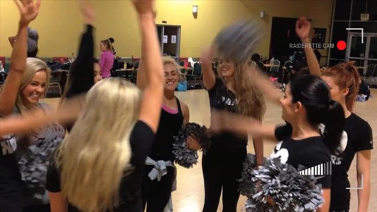 Raiderettes Prepare for Battle of the Bay