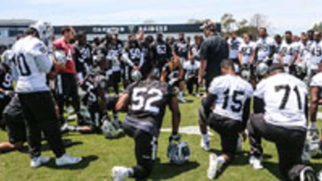 Practice Notebook: Raiders Open Three-Day Minicamp