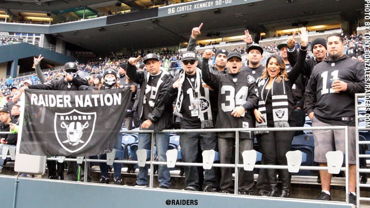 Raiders Fans in Seattle
