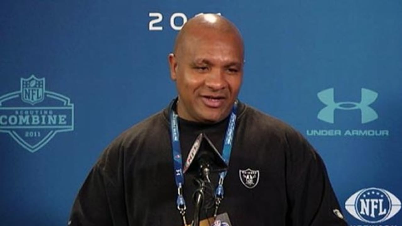 Coach Jackson at the Combine