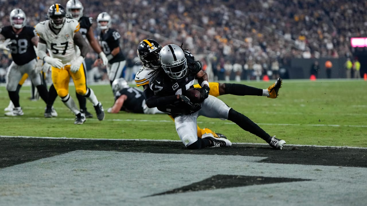 Raiders 2023 Week 3 Highlights vs. Steelers | Davante Adams catches ...