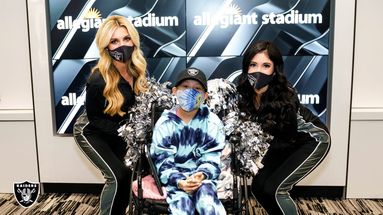 Photos: Raiders, Raiderettes host 'Friendsgiving' at Allegiant Stadium