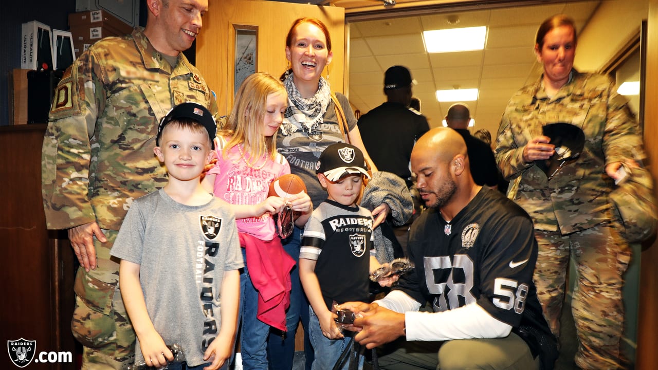 Raiders, alumni and Raiderettes visit Royal Air Force Mildenhall