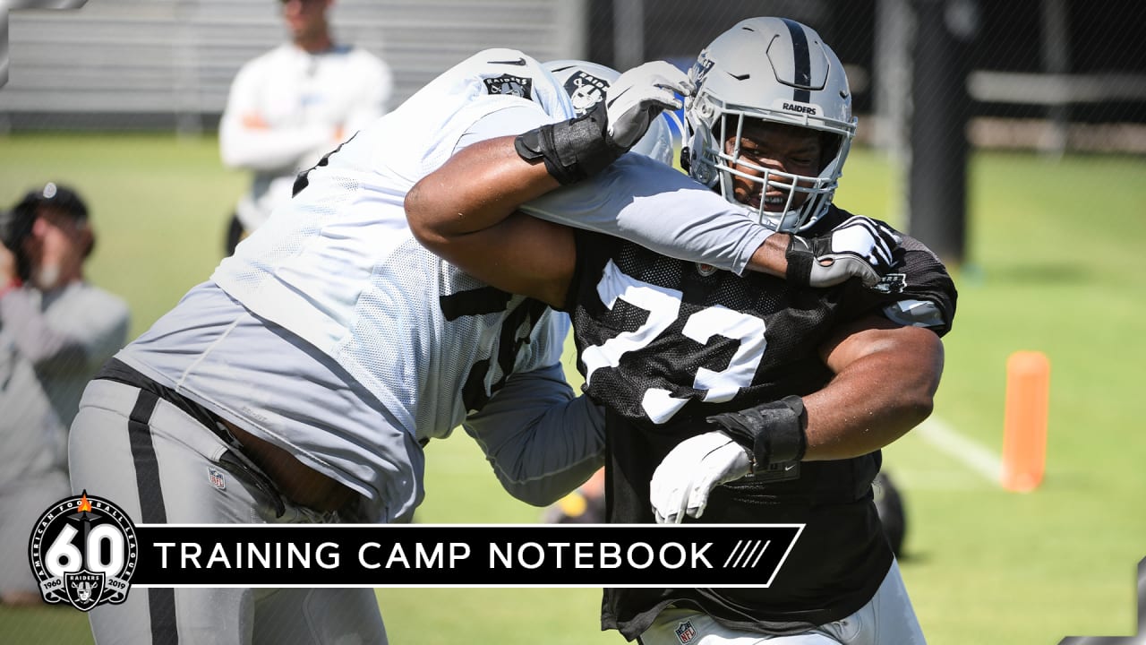 Training Camp Notebook: On first day of padded practice, Raiders look ...
