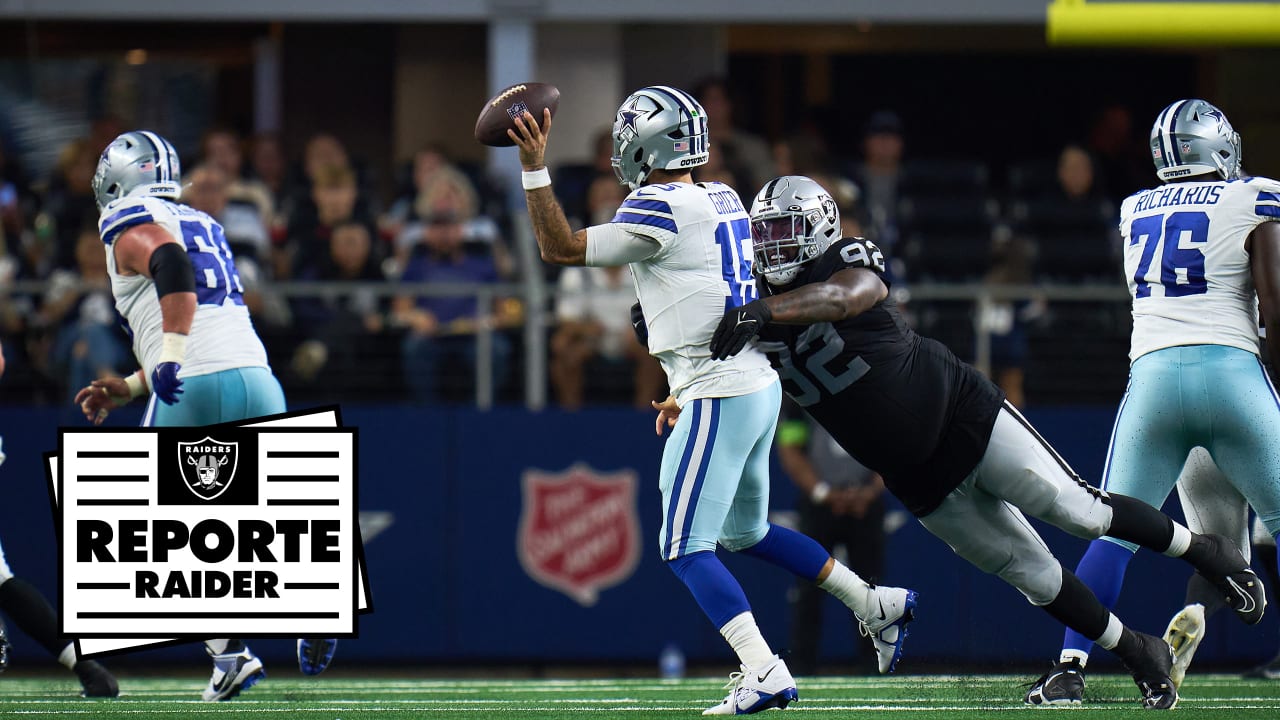 Raiders caen en Dallas para terminar la pretemporada 2023 | Reporte Raiders