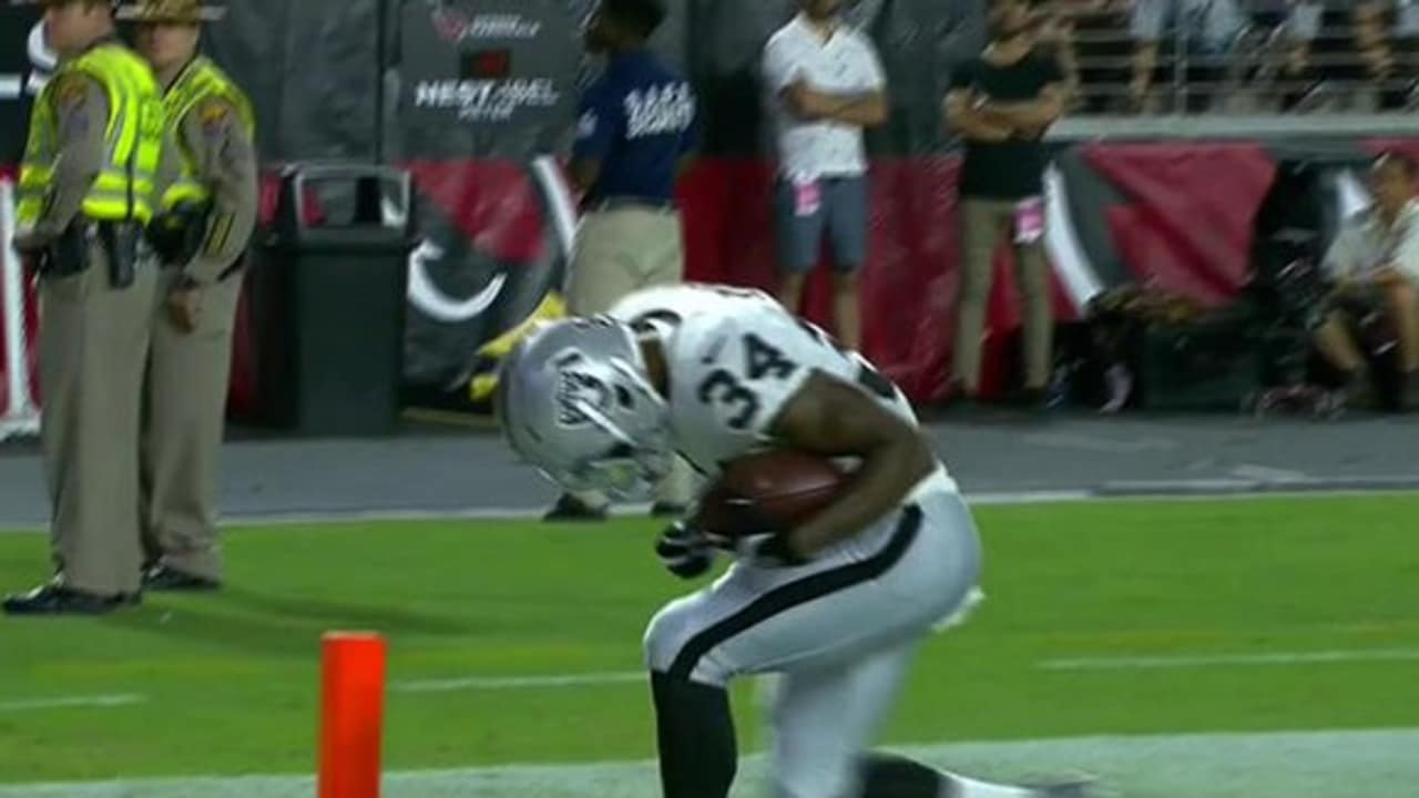 Raiders George Atkinson III with the 53-yard TD run