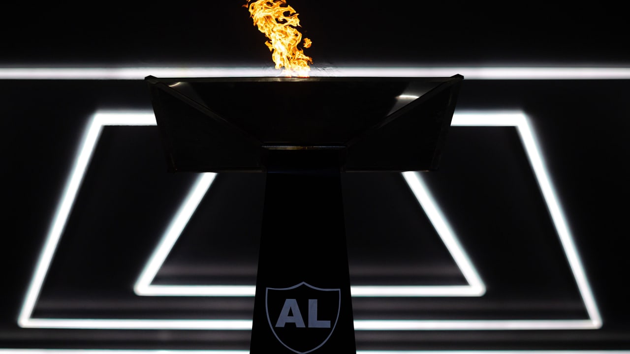 Raiders President Marc Badain lights original Al Davis Memorial Torch ...