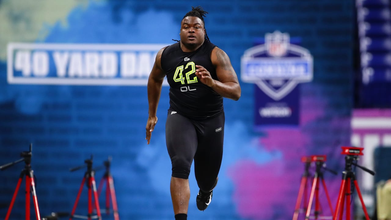 John Simpson runs official 5.24 40-yard dash at 2020 Combine