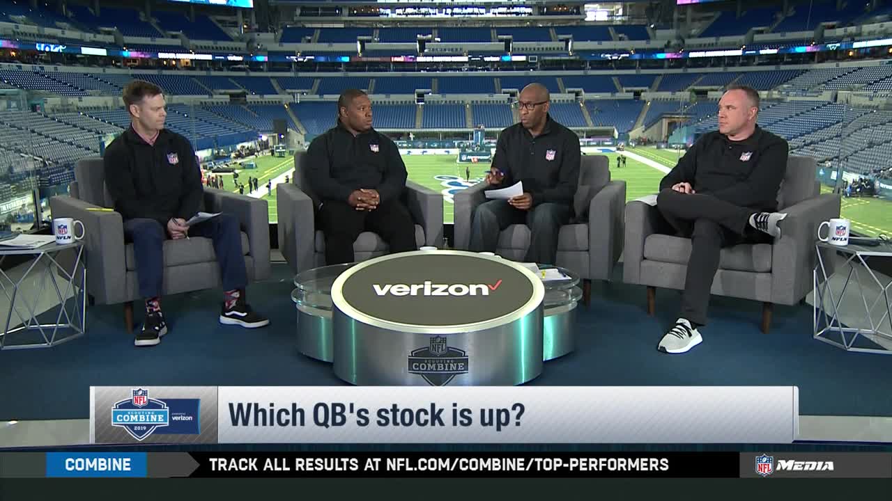 NFLN crew discusses which QB prospect has raised their stock at the ...