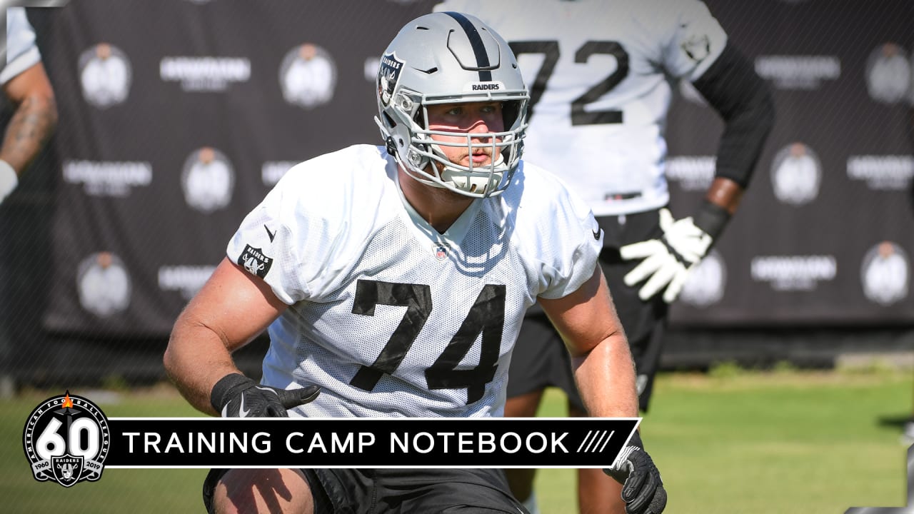 Training Camp Notebook: Kolton Miller talks confidence, growth headed ...