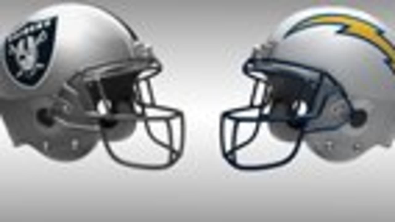 Raiders vs Chargers At-A-Glance