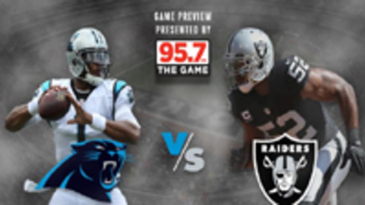 Oakland Raiders Prepare To Host Carolina Panthers In Week 12 Action