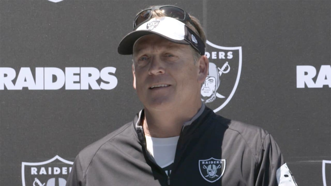Jack Del Rio Discusses Raiders First Week Of OTAs