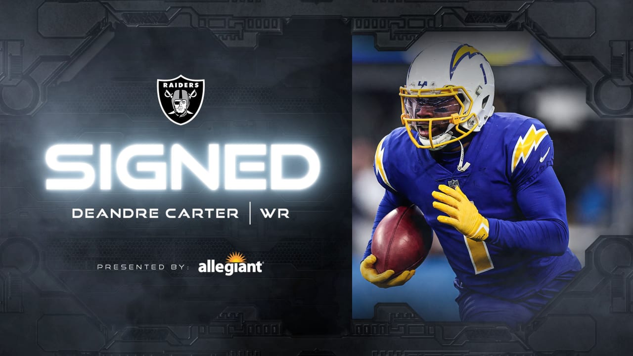 Raiders sign WR DeAndre Carter