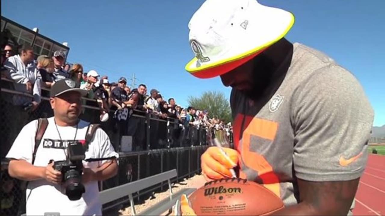 Reece Signs Autographs