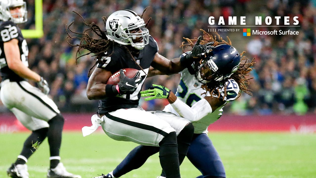 Game Notes: Oakland Raiders 3 Seattle Seahawks 27