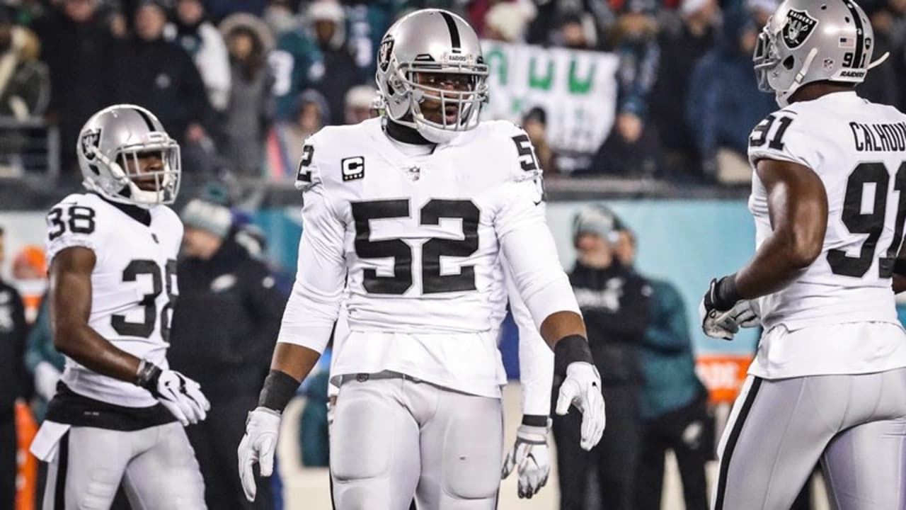 Raiders Snap Counts vs. Eagles: Mack Leads The Defense