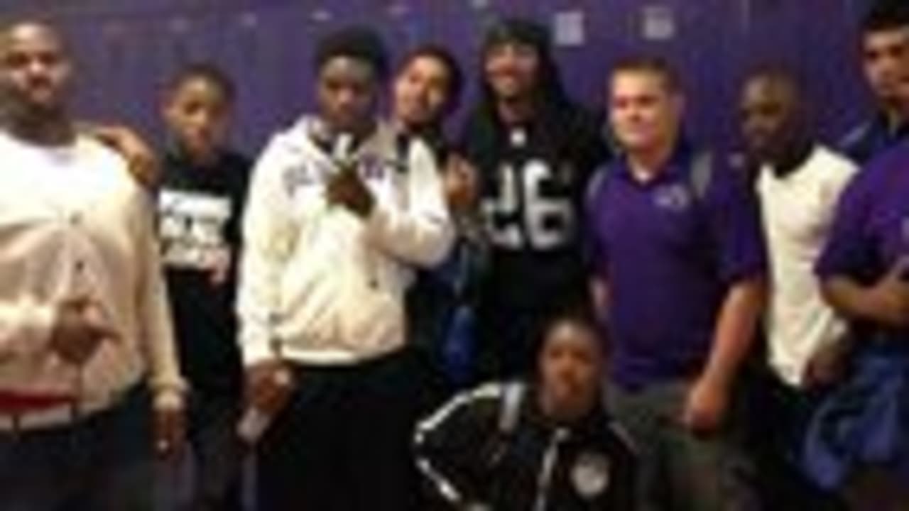 Young Visits Castlemont High School