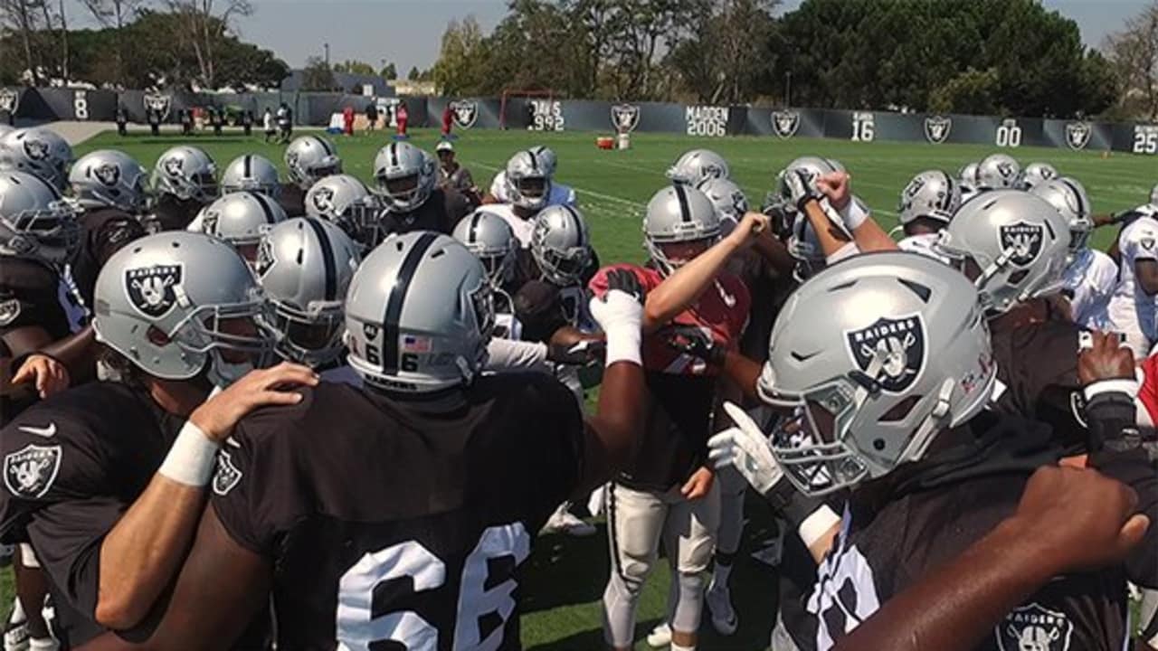 Raiders Prepare For Saints