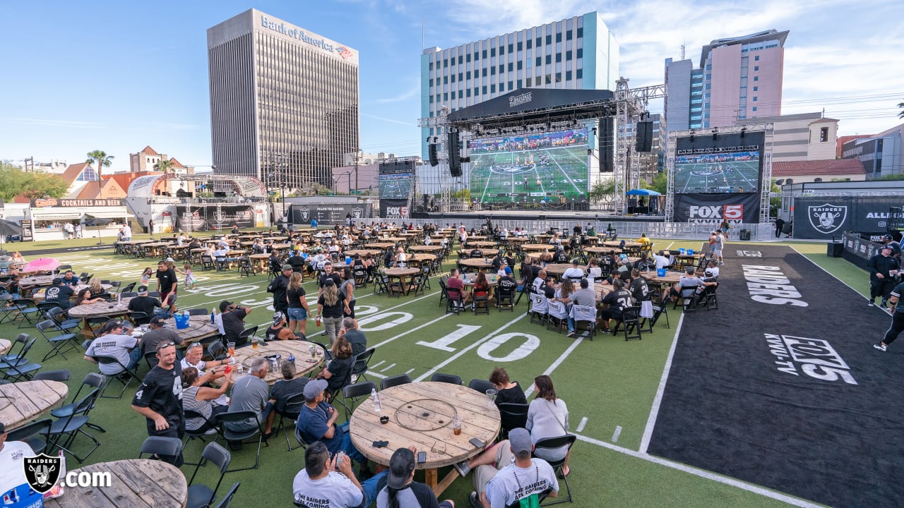 Raiders fans enjoy FOX5 Las Vegas Watch Party vs. Green Bay Packers