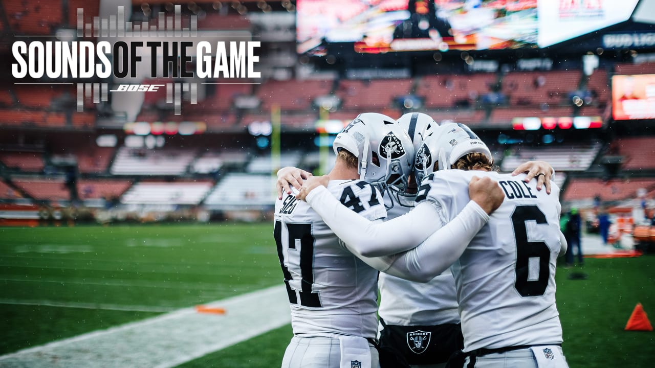 Raiders Week 8 victory vs. Cleveland Browns | Sounds of the Game