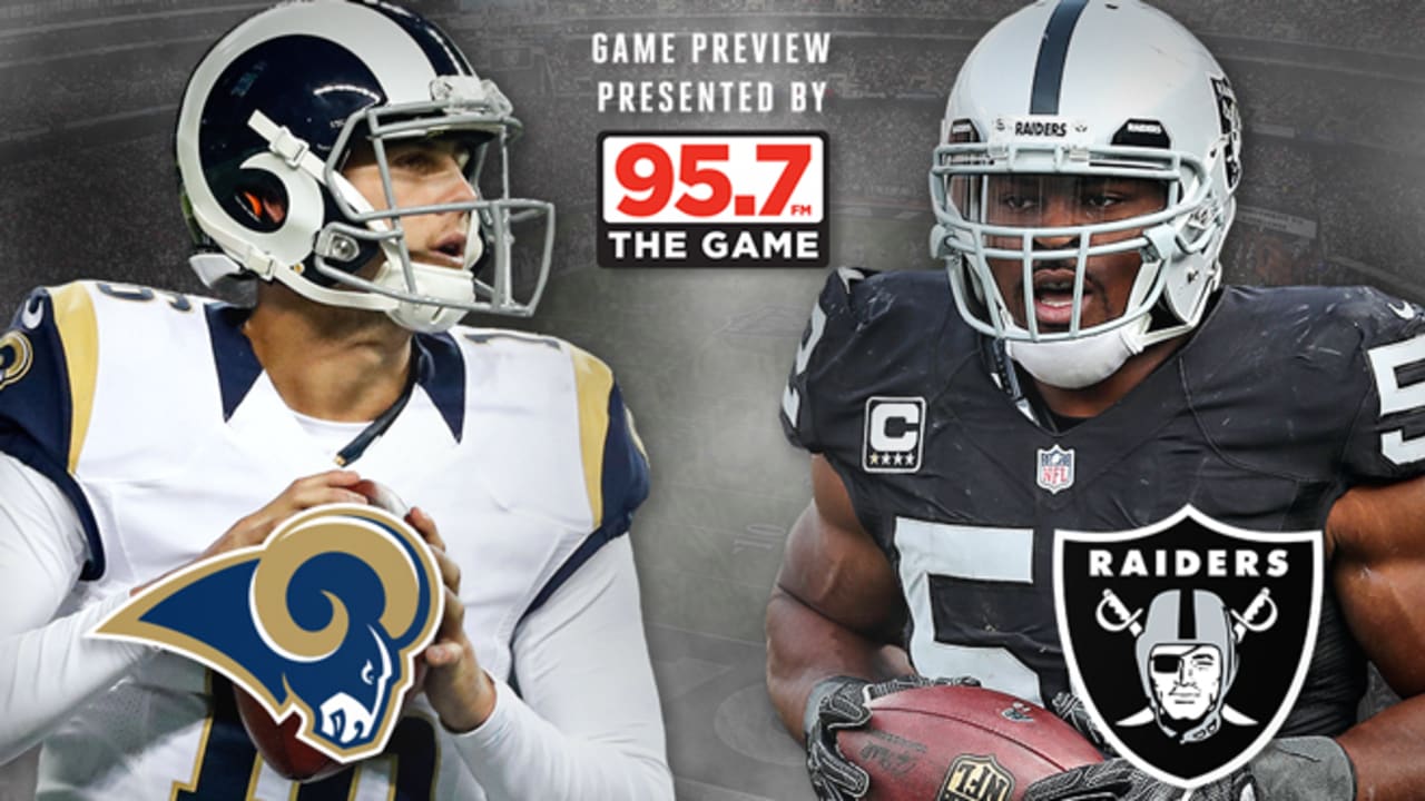 LA Rams Visitan el Coliseo de Oakland