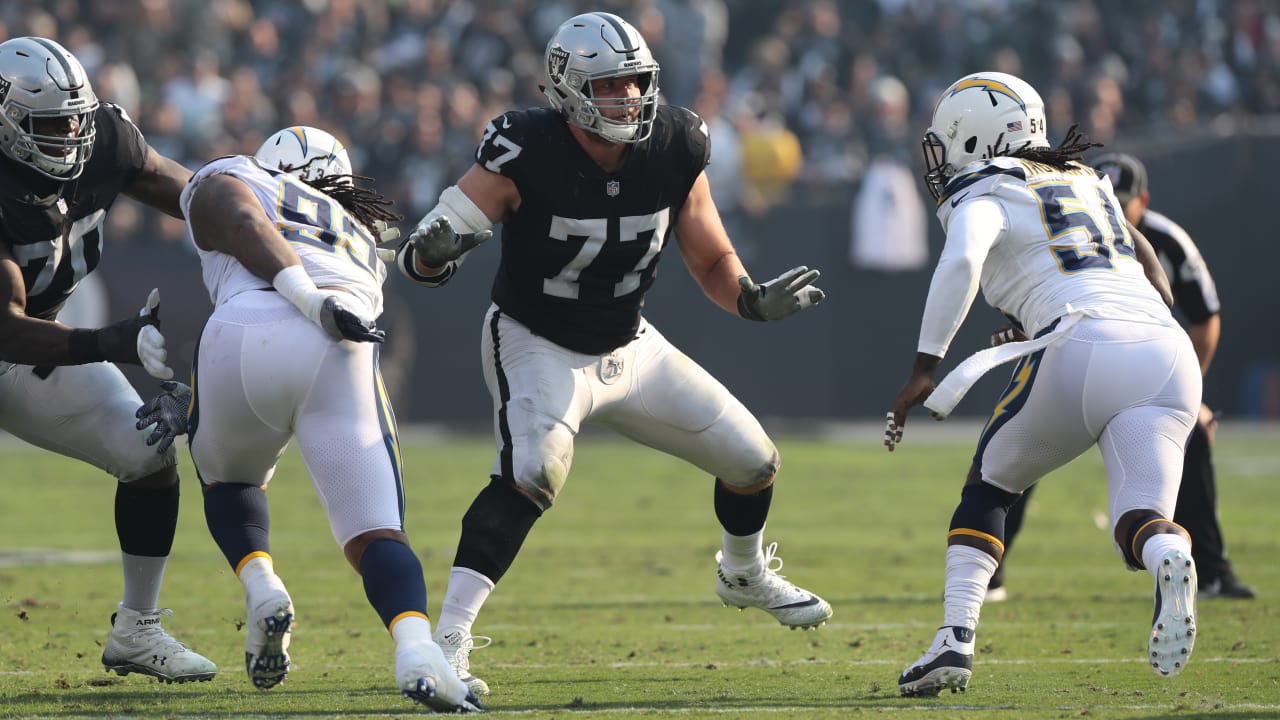 Head Coach Jon Gruden offers high praise for rookie tackle Kolton Miller